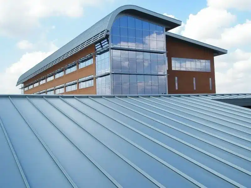 Office Building Roofing Systems and Exterior Cladding
